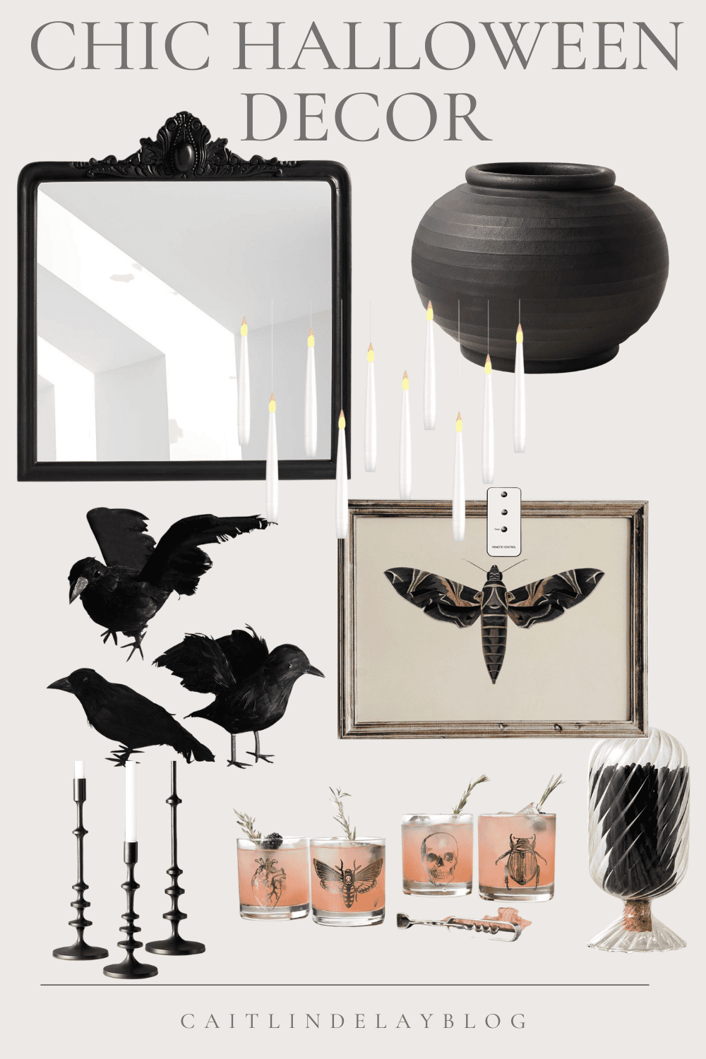 Chic Magical Halloween Decor Ideas | Caitlin De Lay