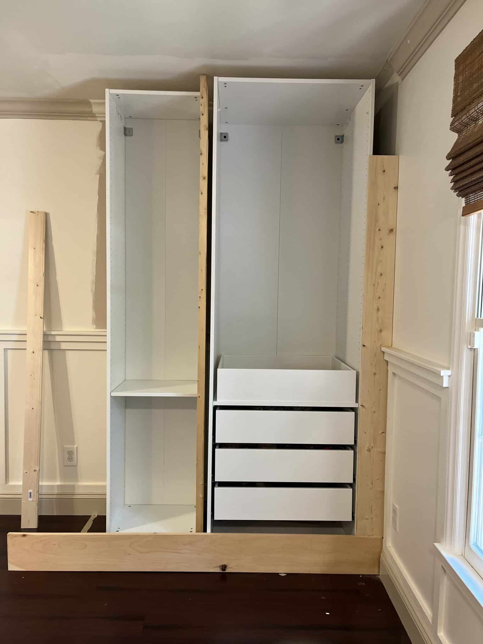 Ultimate Ikea Pax Hack for Custom Look Built-In Cabinetry | Caitlin De Lay