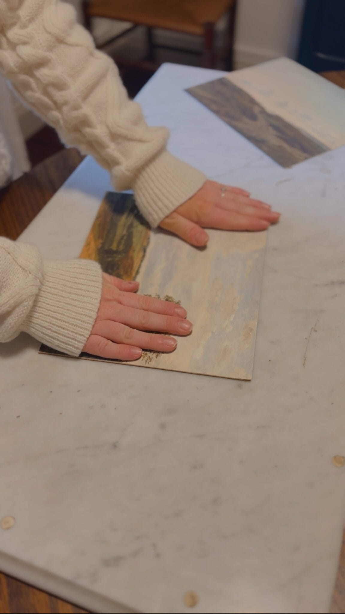 How to Add Art To a Vintage Frame Using Free Vintage Art | Caitlin De Lay